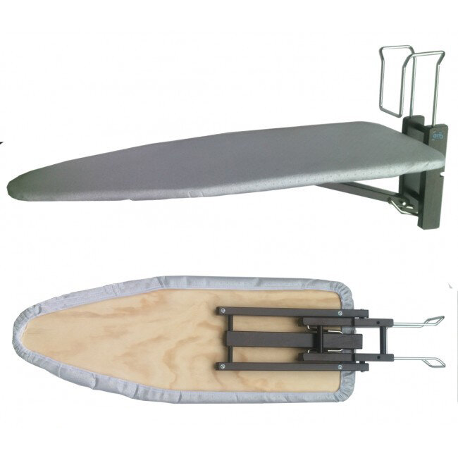 Настенная гладильная доска Muralix wenge, деревянная, откидная