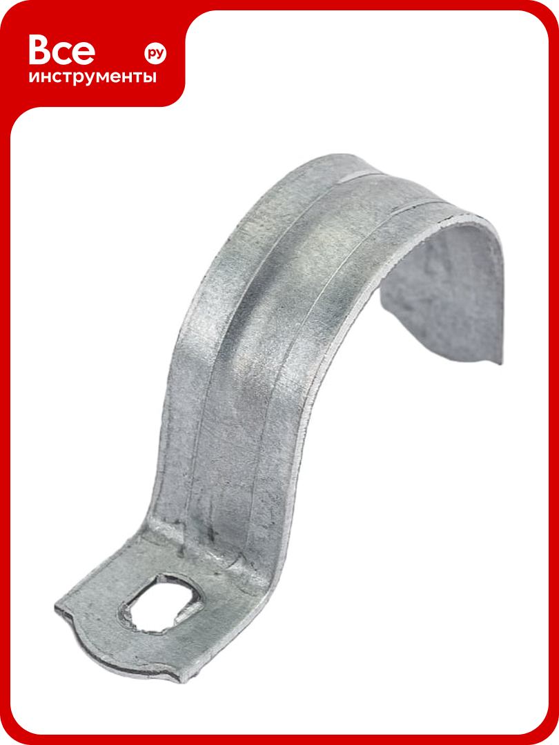 Металлическая однолапковая скоба Промрукав СМО 25-26 100 шт PR08.2536, крепления металлорукава