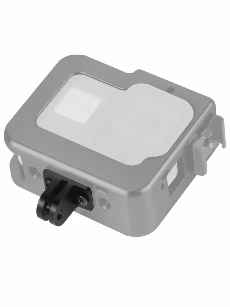 Фиксирующийся держатель с двумя винтами M3 Алюминиевый мини-штатив-адаптер Подходит для камер Gopro Hero 8-5/Yi/DJI Osmo Крепление для камеры Легкая и устойчивая основа для съемки