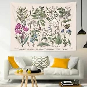 Гобелен Цветочный зеленый