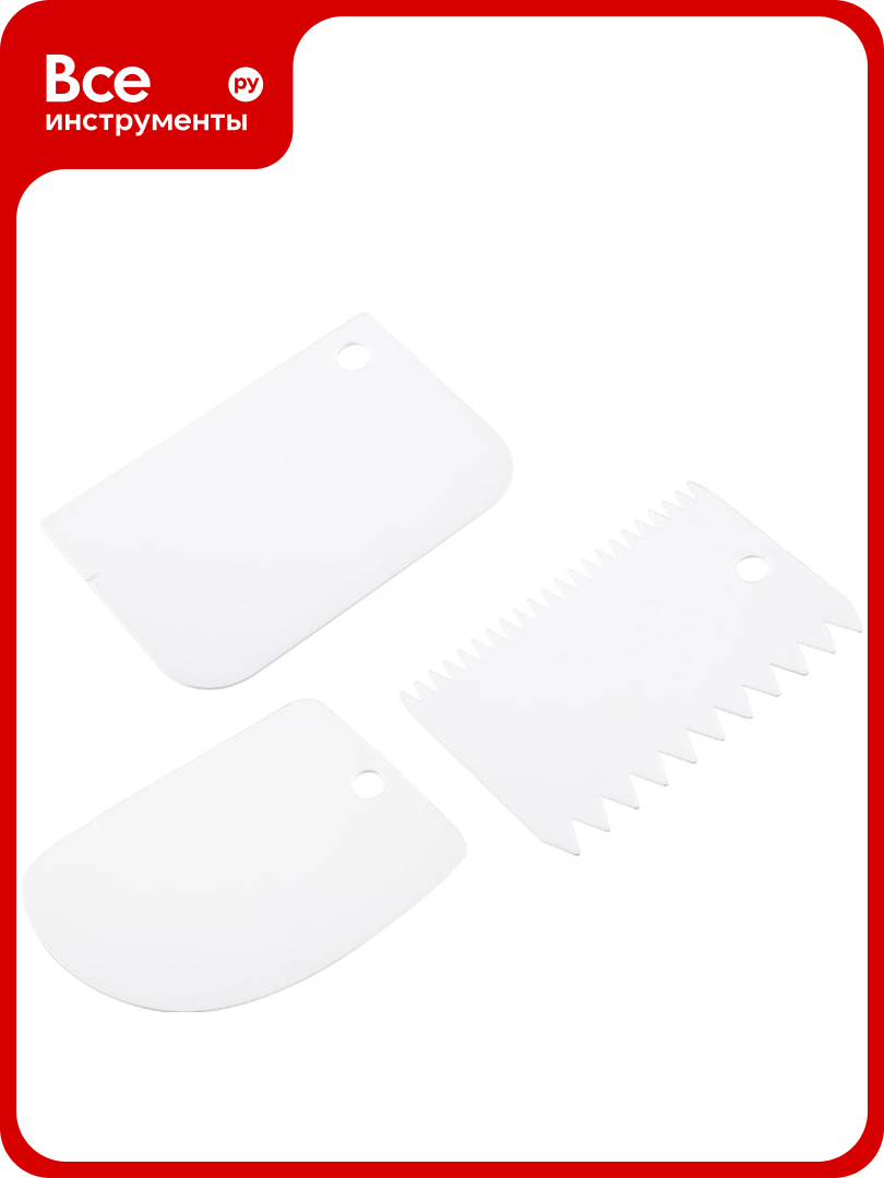 Набор кондитерских шпателей Mallony DOLCEZZA 3 шт. 107695