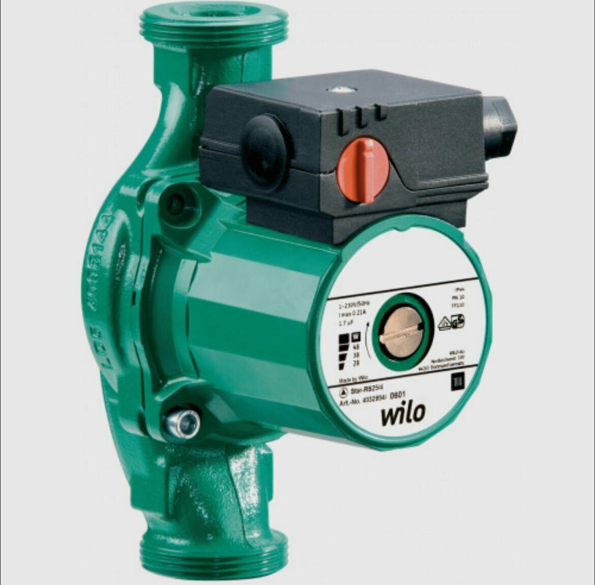 Насос циркуляционный Wilo "Star-RS", 25/6, мощность 84 Вт, монтажная длина 18 см, IP 44