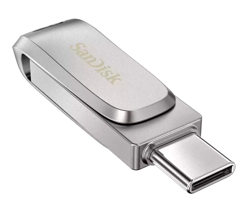 Накопитель SanDisk Ultra Dual Drive Luxe 64GB USB 3.1 gen 1/ USB Type-C 400 Mb/s (SDDDC4-256G-G46)