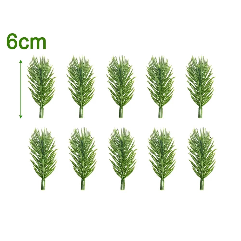 Искусственные сосновые ветки 100/50 шт. 100pcs, 6cm