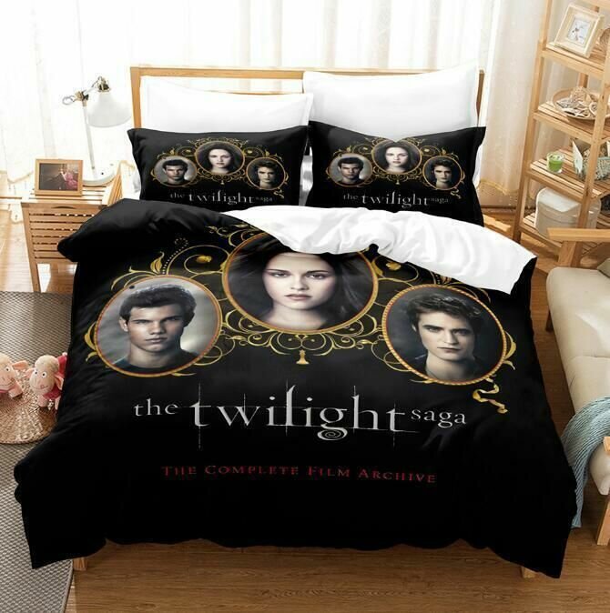 Комплект постельного белья, Искусственный шелк, Семейный, наволочки 50x70