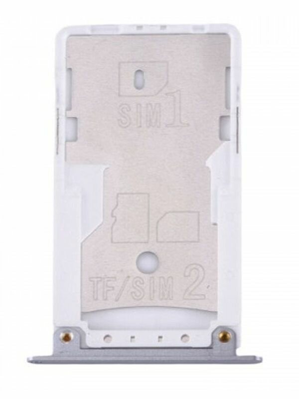 Держатель сим карты для Xiaomi Redmi 4 (не подходит к Note 4) Цвет: Серый