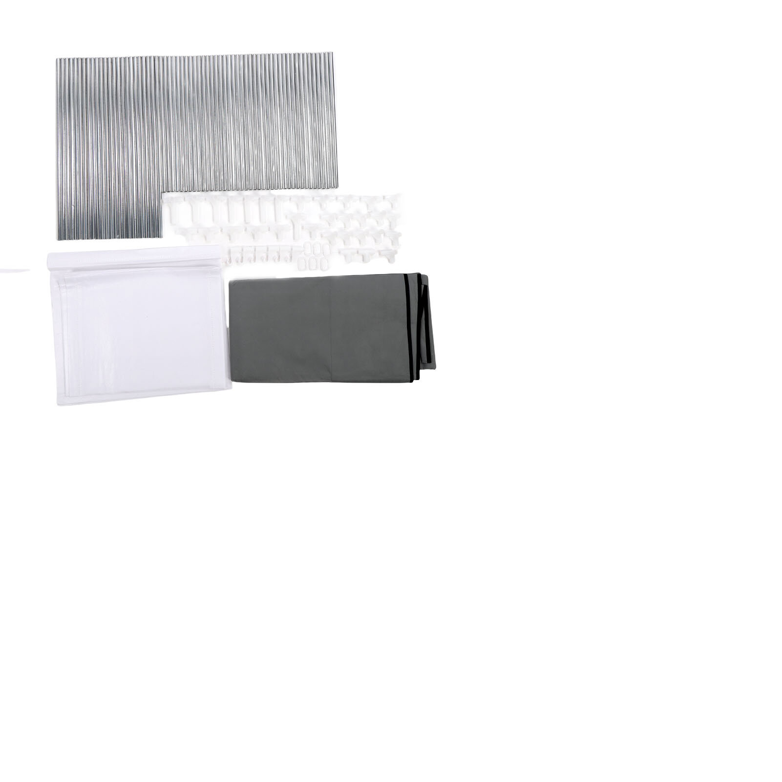 Портативный шкаф гардероба для подвесного организатора для хранения одежды с серыми полками