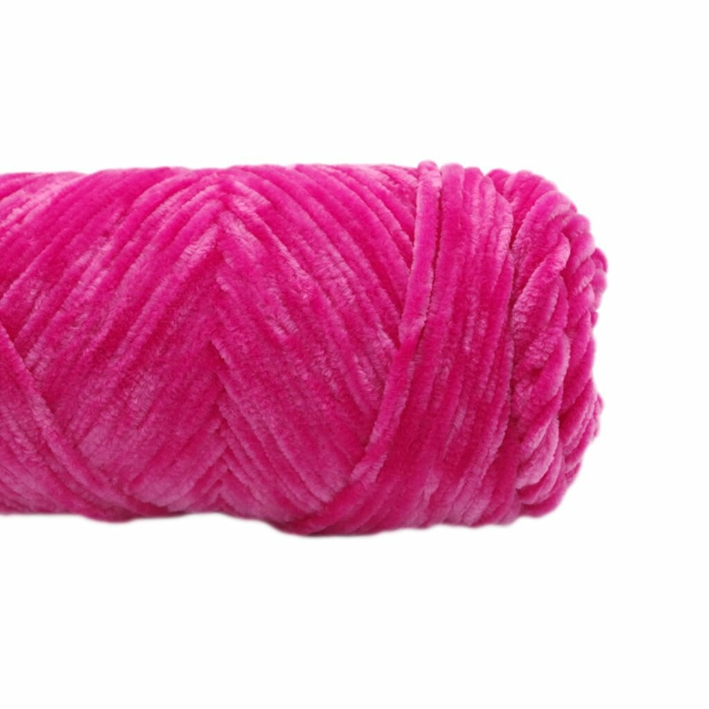 100 г блестящей синелевой нити для шерстяного шарфа из золотистого бархата-24