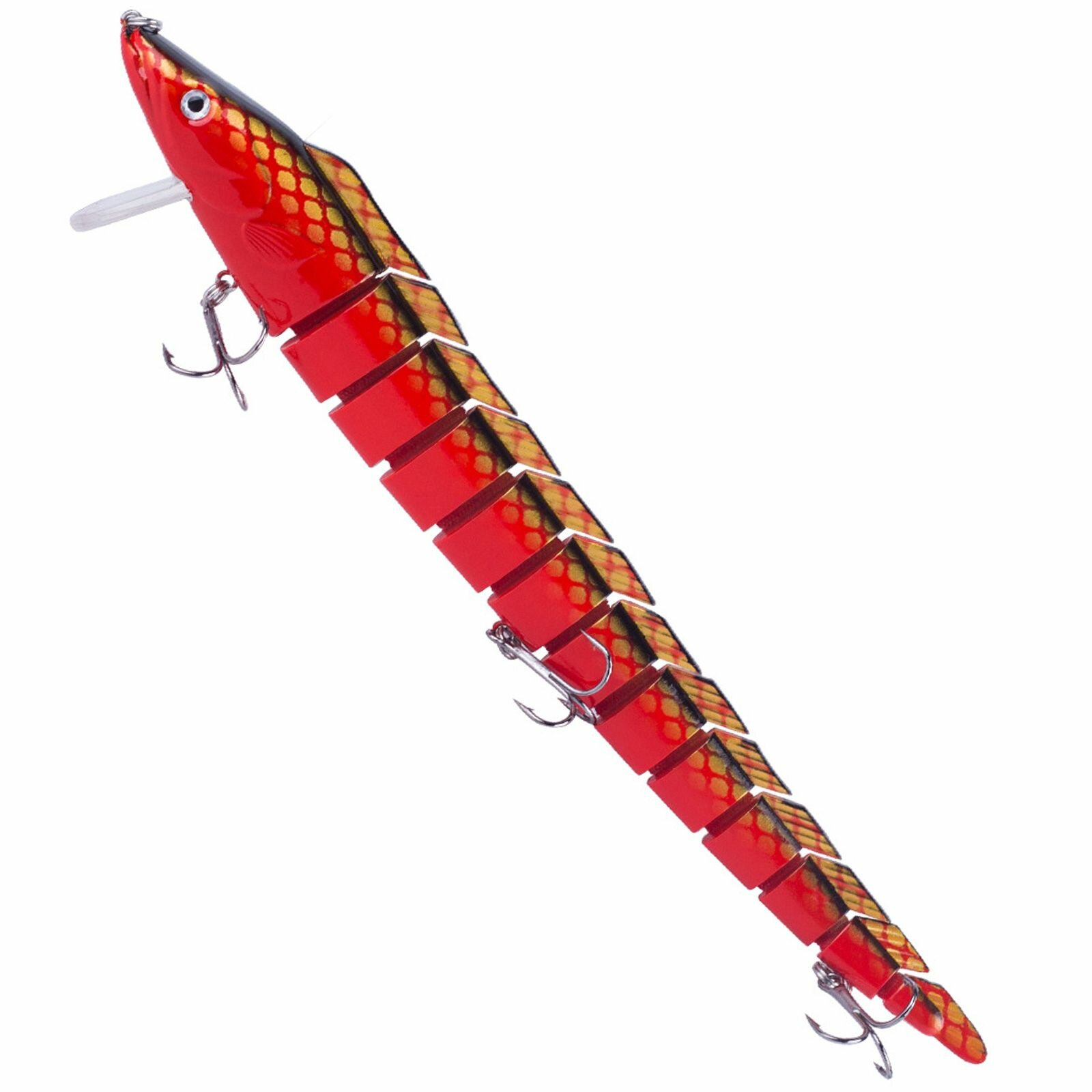 Искусственная приманка Плавающий угорь с тройным крючком