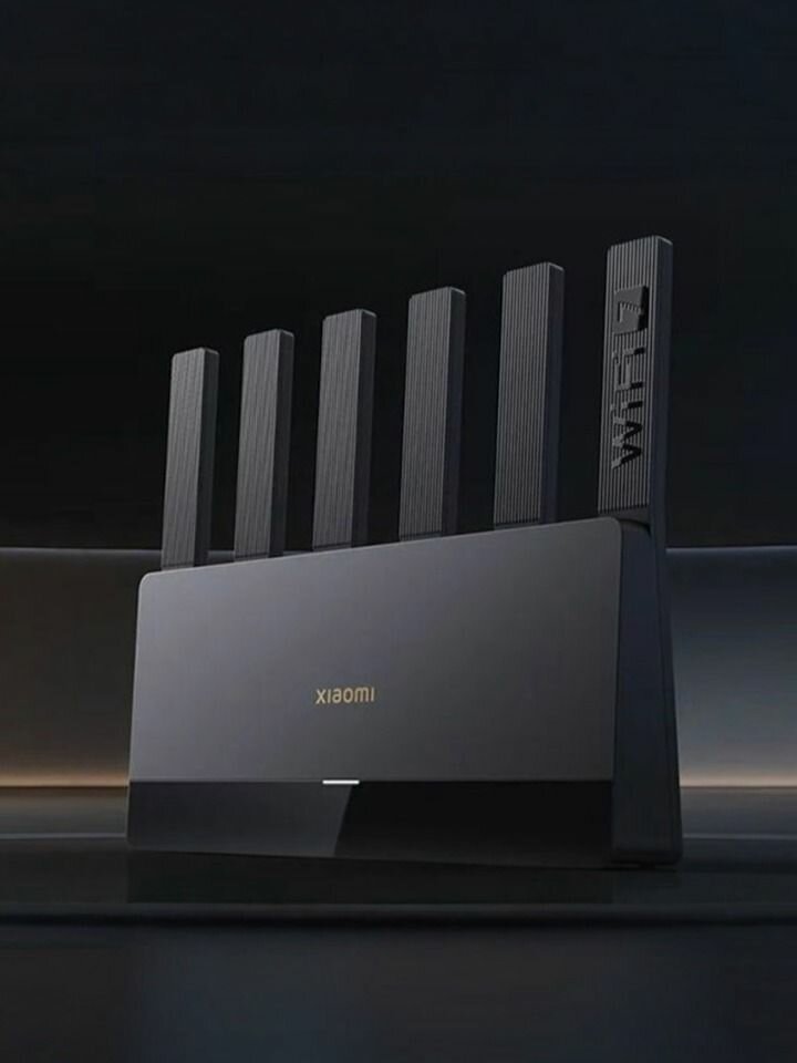 Роутер WI-Fi двухдиапазонный Mijia Wireless Router BE6500 (RN02) Black