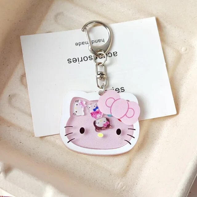 Аниме Sanrio Hello Kitty Shaking It брелок кулон девчачья милая сумка подвесные украшения рюкзак акриловые аксессуары подарки