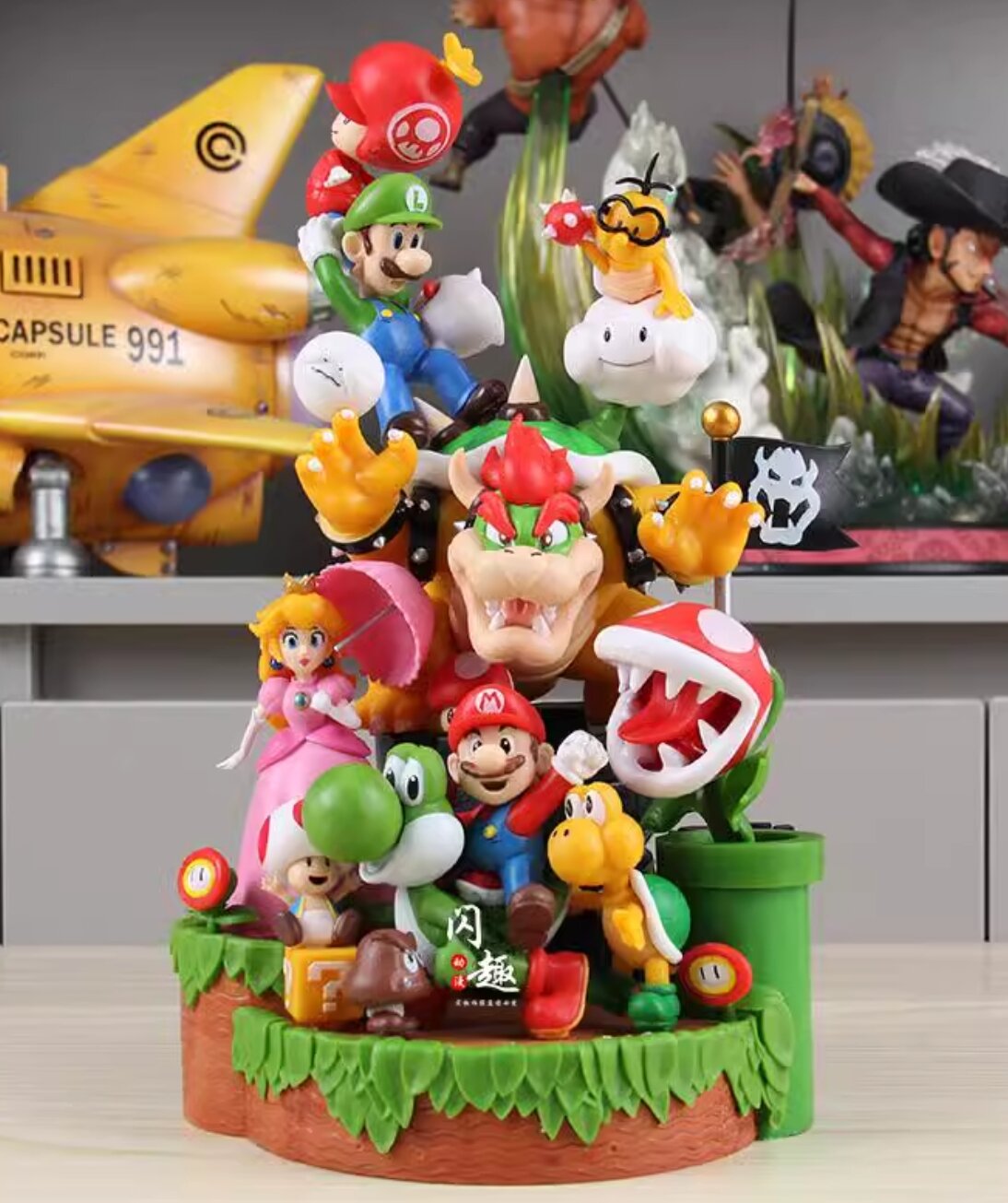 Фигурка Марио 30см / Диорама по вселенной Марио - Super Mario