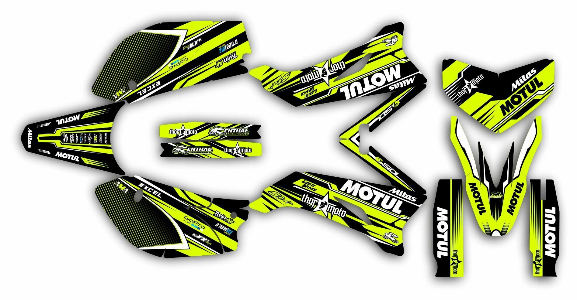 Наклейки на мотоцикл Irbis TTR 125