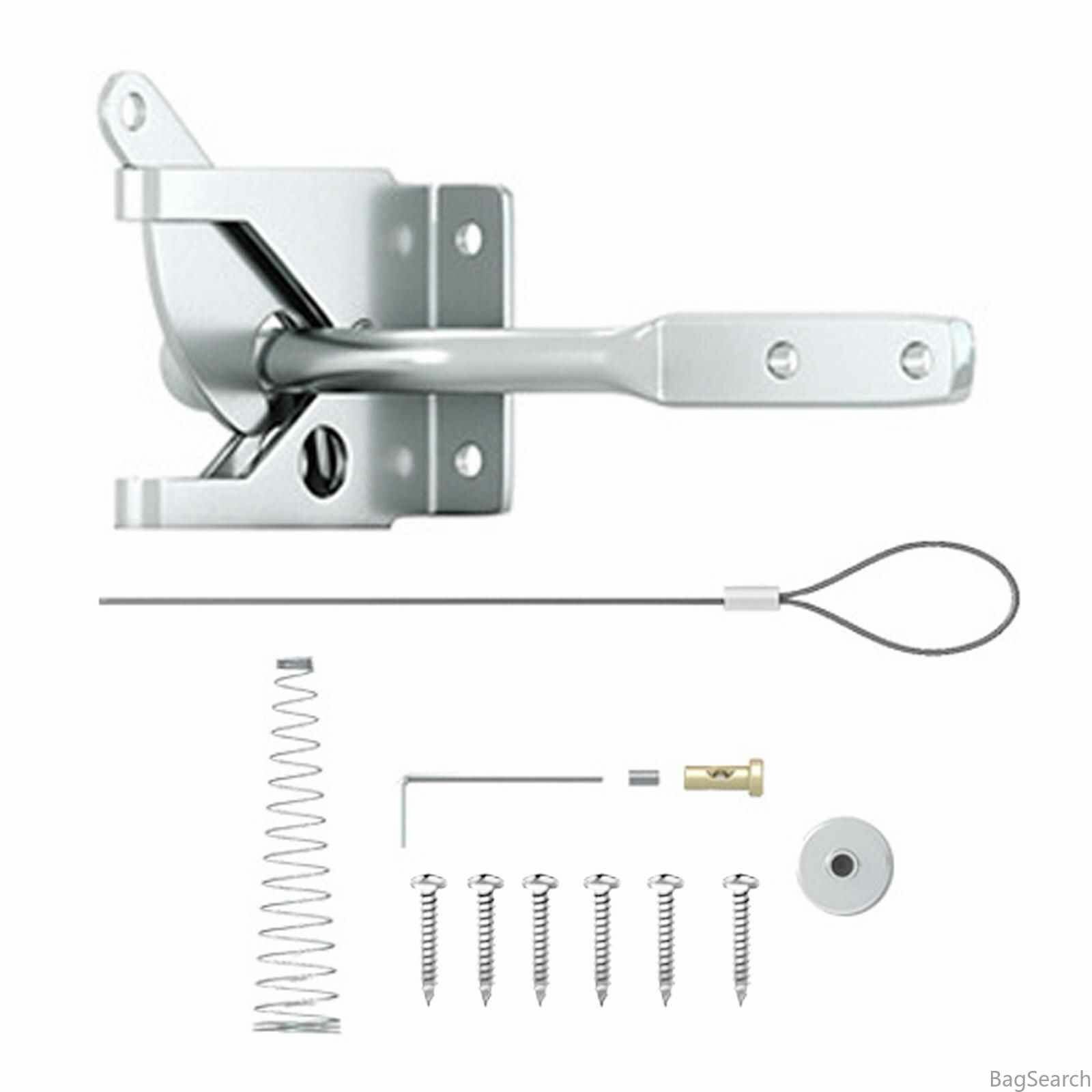 Защелка для заборных ворот Самоблокирующиеся аппаратные дверные замки 43x144 мм