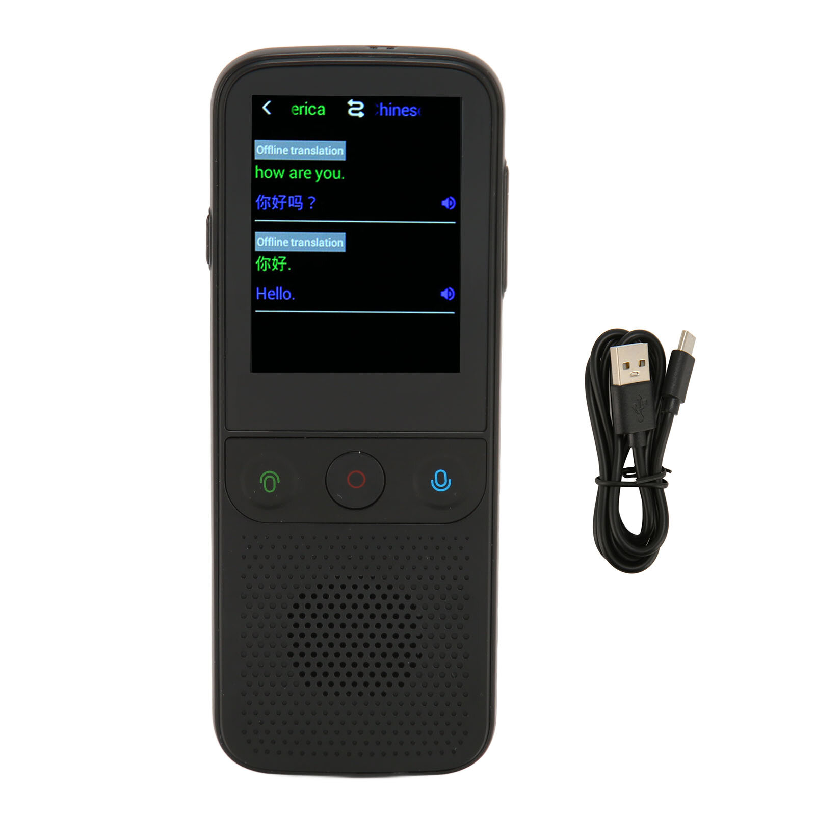 138 Языки Умный голос переводчик 2.4 -дюймовый сенсорный экран 1 ГБ ОЗУ 8 ГБ ПЗУ