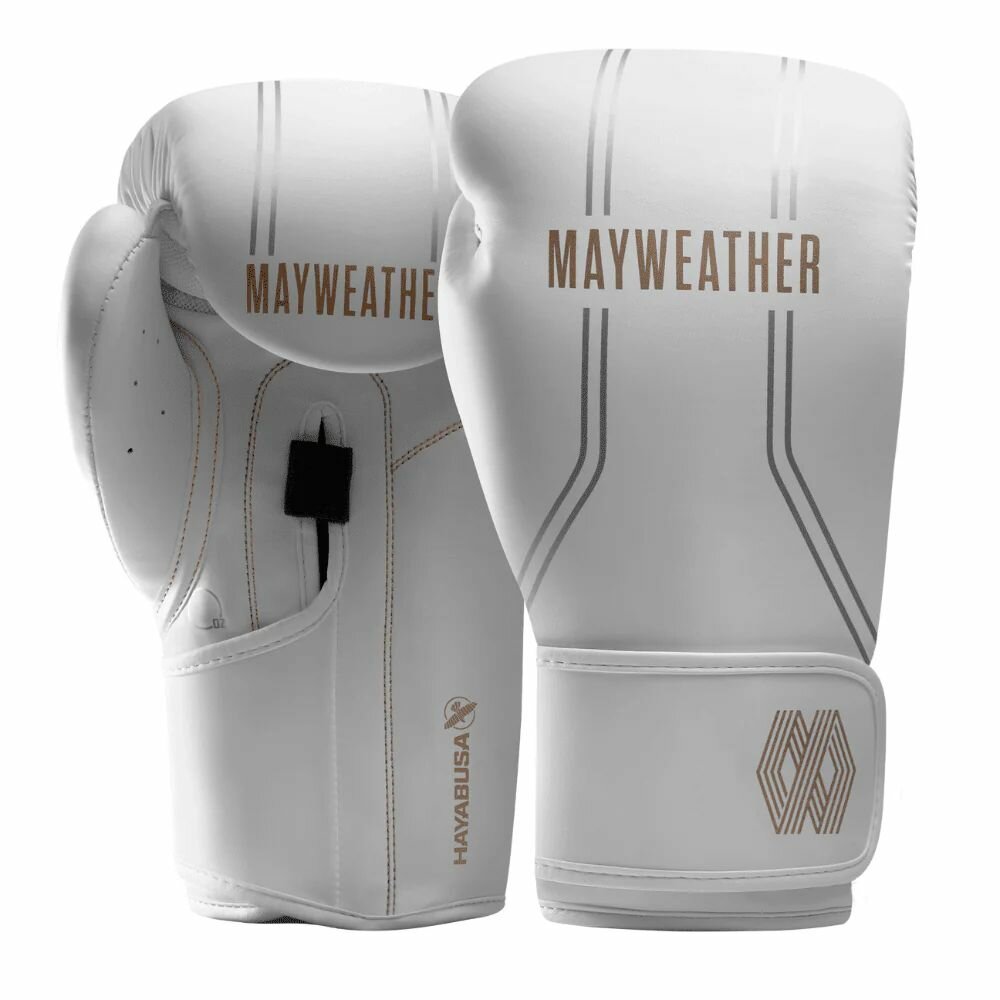 Перчатки боксерские HAYABUSA Mayweather Contender Boxing Gloves, 10 унций, белые