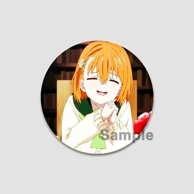 Простая булавка на пуговицах в стиле аниме 58/44/32 мм, брошь с застежкой, значок на каждый день, идеальный подарок для друзей