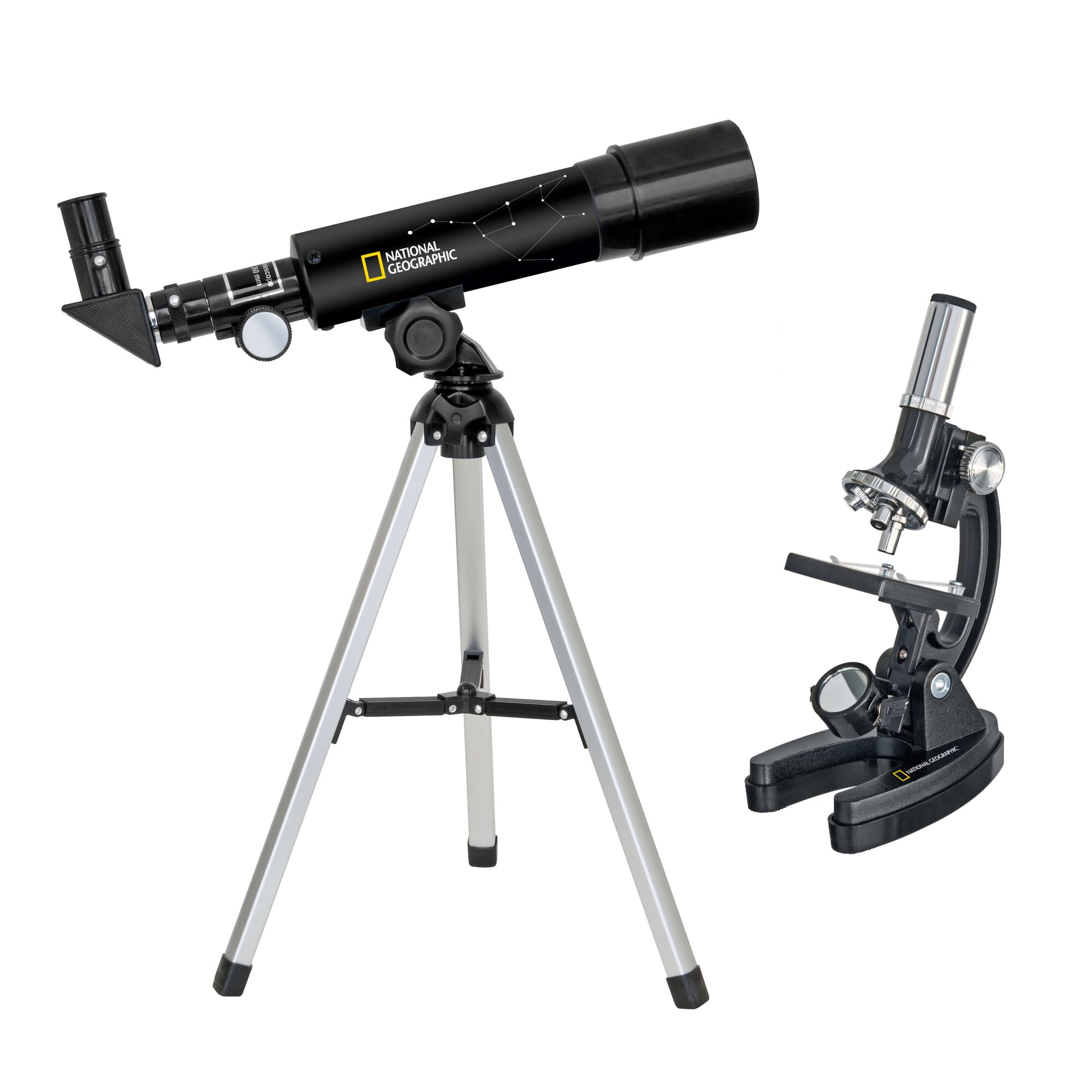 Набор Микроскоп И Телескоп Bresser National Geographic 50/360 И 300X-1200X (91-18000)