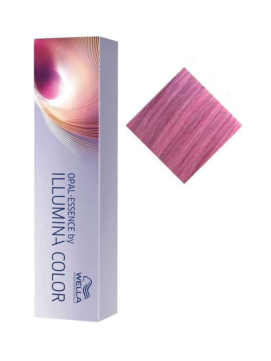 Краска Wella Illumina Color Opal Essence Титановый розовый Велла Иллюмина Колор стойкая для волос 60 мл