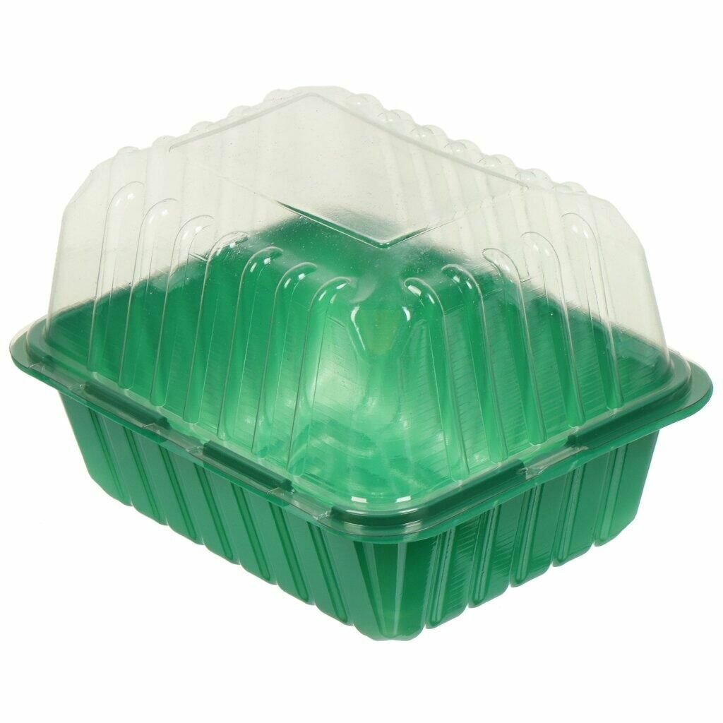 Мини-теплица КНР пластик, под 1 вставку дно, крышка