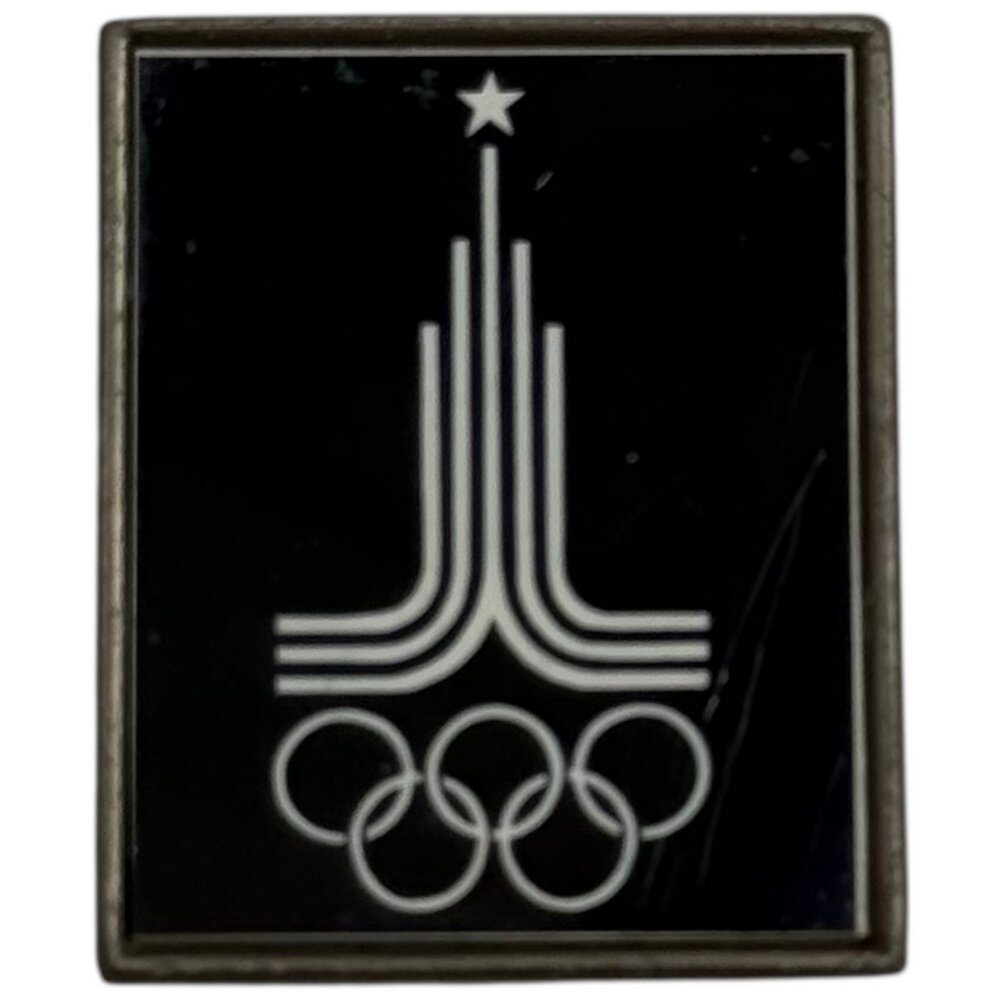Знак "XXII Олимпиада, Москва 80. Эмблема" СССР 1980 г.