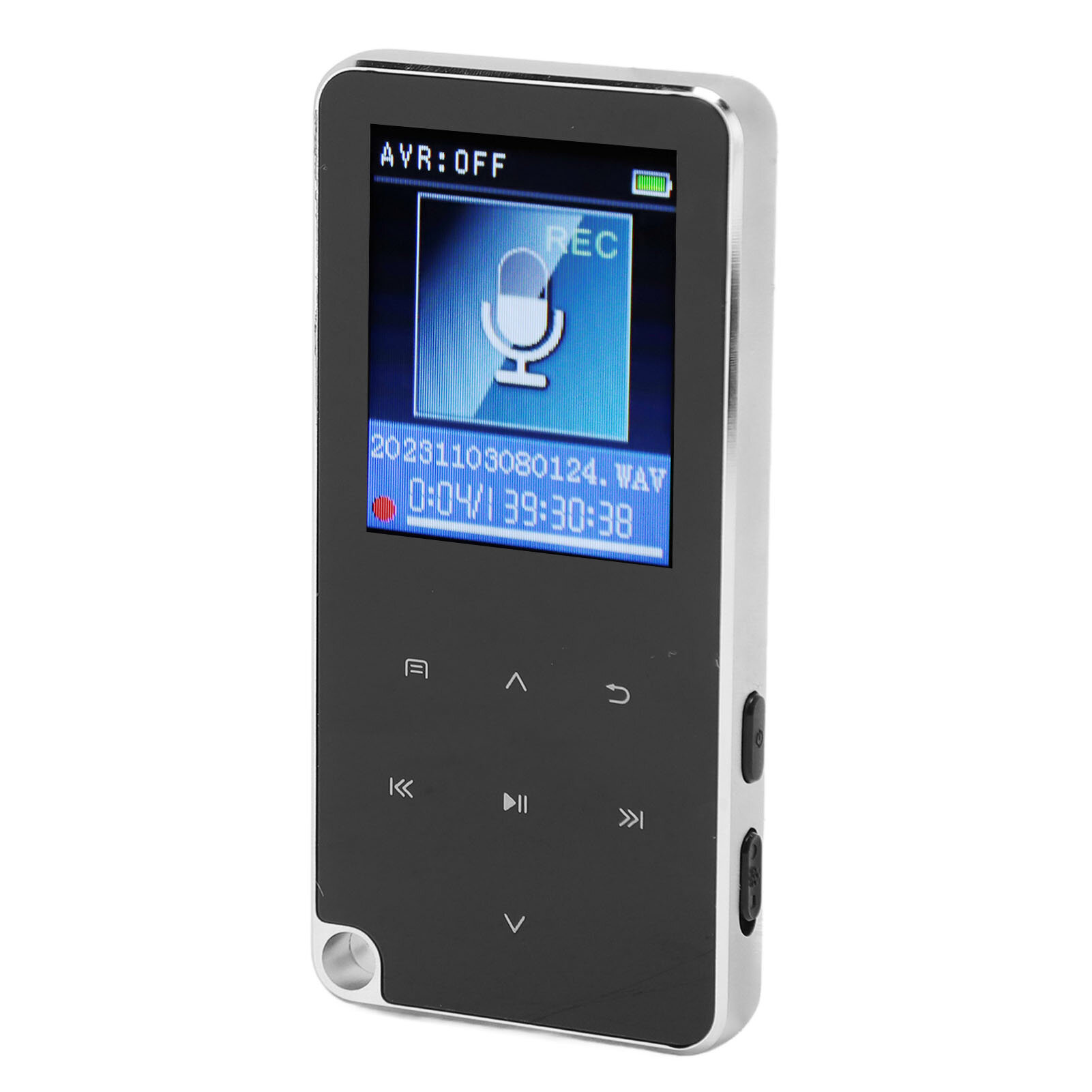 MP3-плеер Bluetooth 5.2 Встроенный HD-динамик Hi-Fi звук 750 мАч Поддержка карт памяти 128 ГБ Многофункциональный портативный музыкальный плеер 16 ГБ