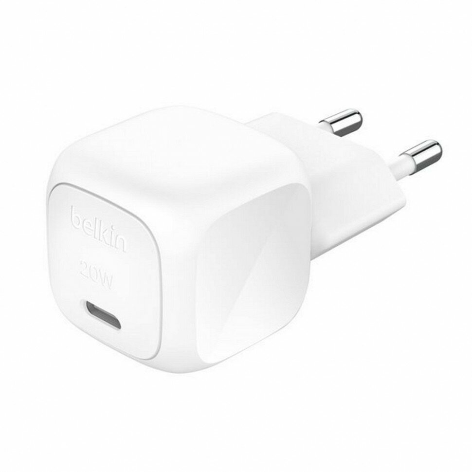 Сетевое зарядное устройство Belkin Compact USB-C Wall Charger 20 Вт (WCA009kqWH) White