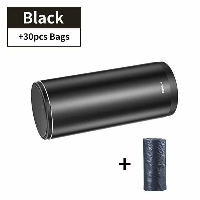 Baseus Металлическая Автомобильная мусорная корзина, автомобильный органайзер, сумка для хранения, автомобильная мусорная корзина