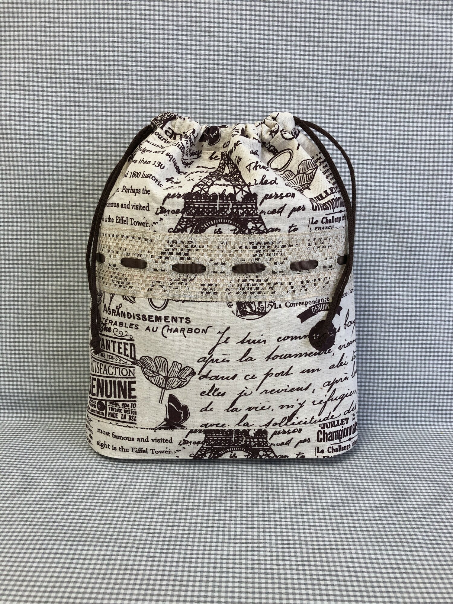 Мешочек полульняной, рр 29х25х5 см, -м1, тканевой, для хранения и упаковки