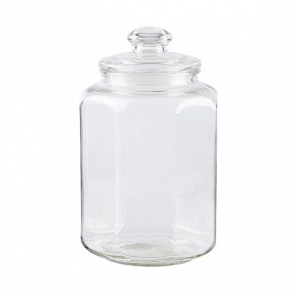 Банка для сыпучих продуктов Mallony Lattina, стекло, с крышкой, 3 л