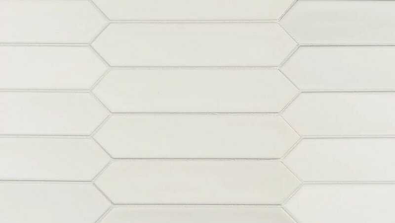 Керамическая плитка Equipe Lanse White 27481 настенная 5x25 см белый для ванной комнаты, для кухни, на фартук Испания