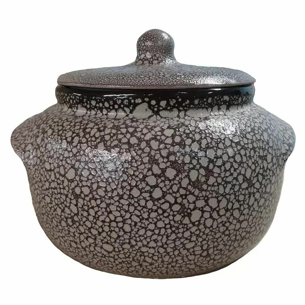 Супник Борисовская керамика "Мрамор", Новарусса, №2, керамика, 2,7 л, круглый