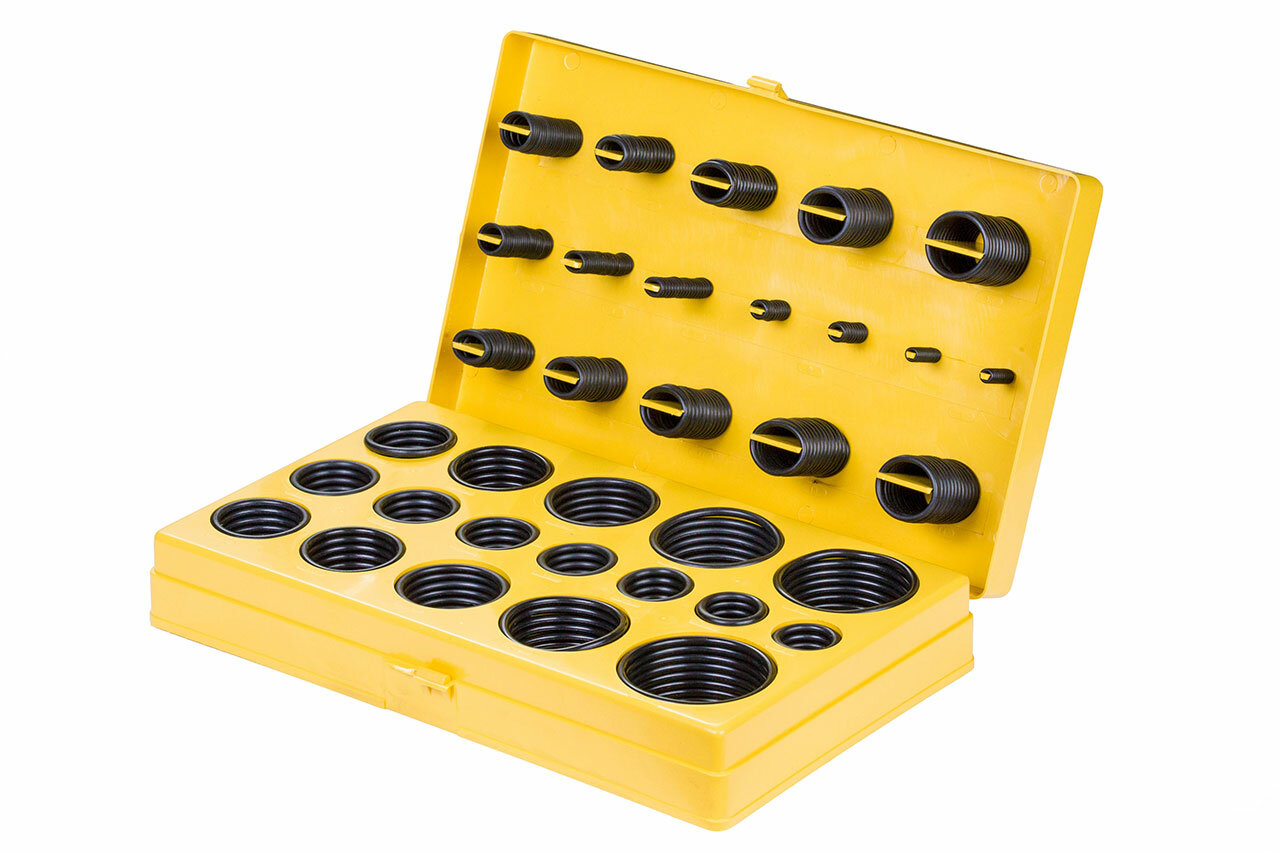 Кольца уплотнительные FORSAGE, резиновые, маслобензостойкие, метрические, 419 предмета