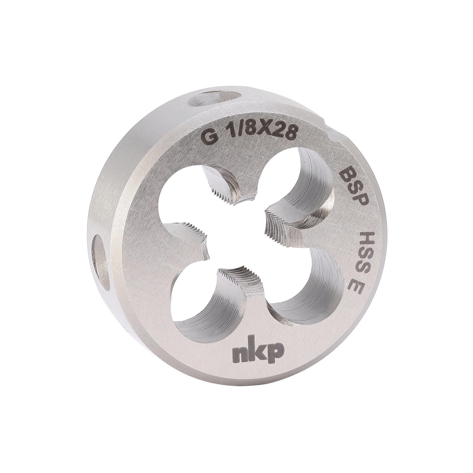 Плашка трубная NKP G 1/8"-28 HSSE DIN EN 24231 A 30x11мм 188001-N2-3125