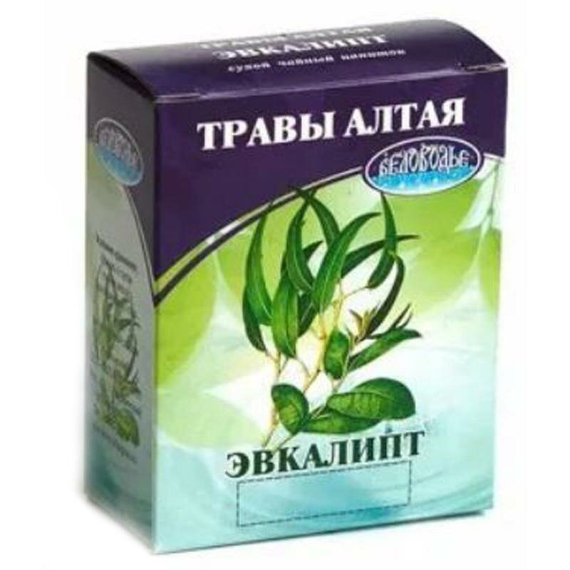 Эвкалипт, лист, коробка, беловодье, 50 г