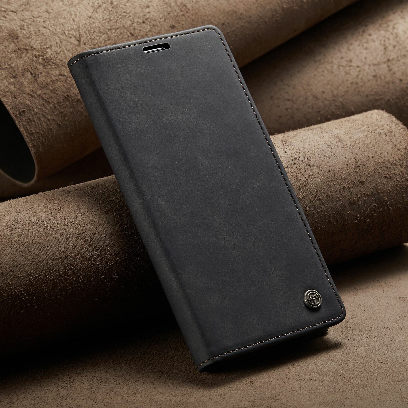 Чехол-книжка CaseMe Matte Redmi Note 14 Pro+ 5G черный