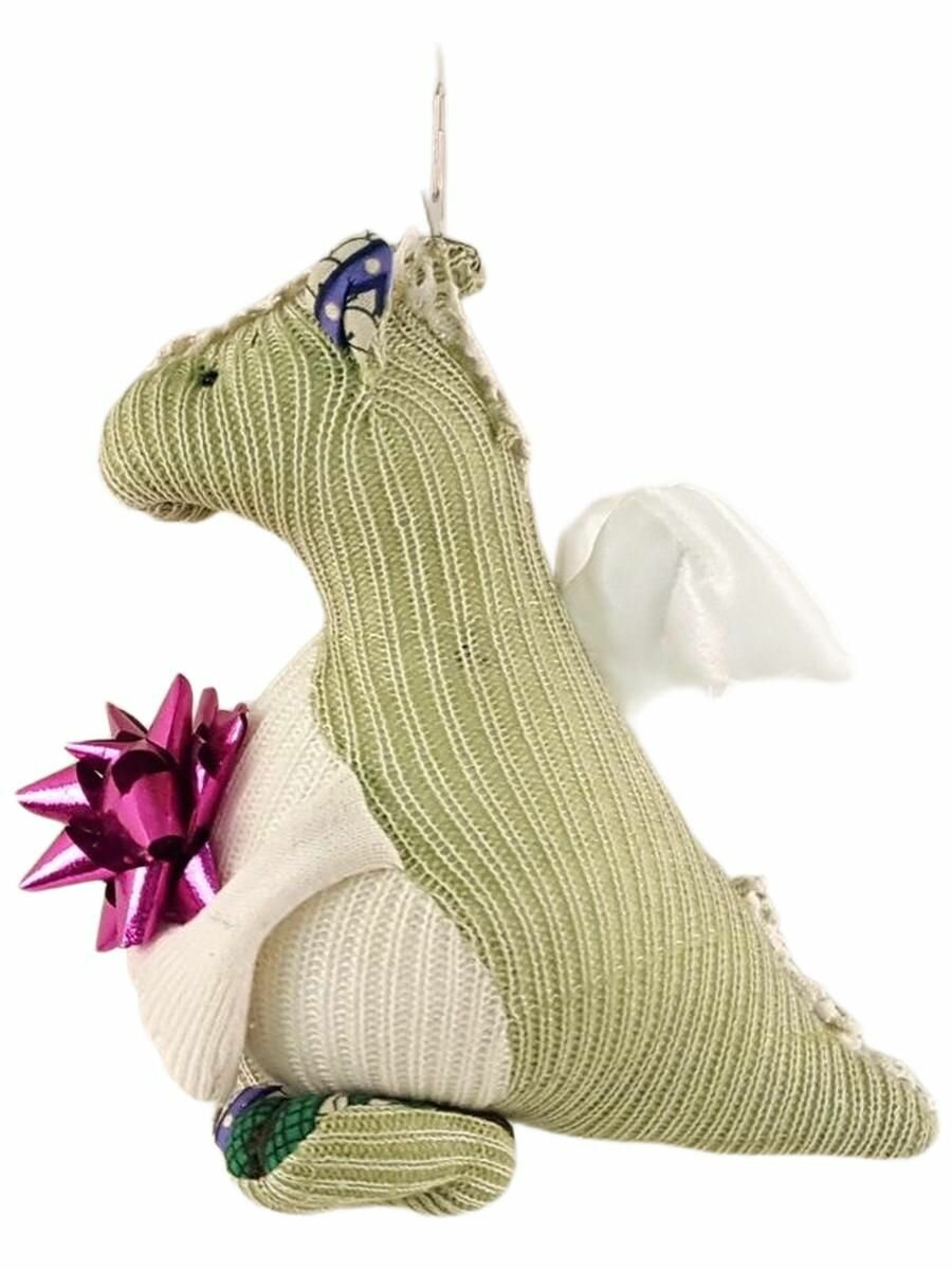 Кукла Дракончик со звездой, текстильная, мягконабивная, игровая, подарочная, авторская, ручной работы