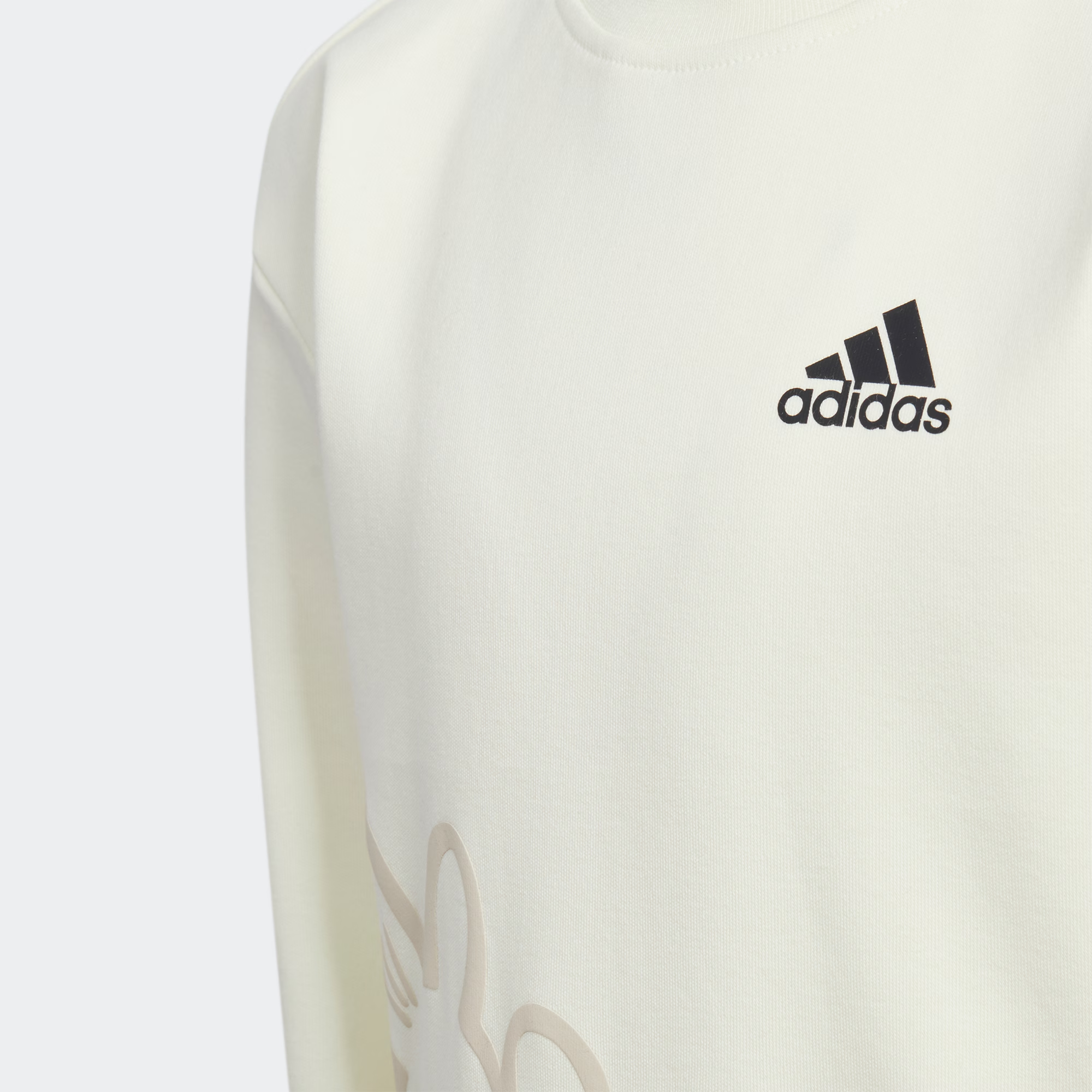 Толстовка adidas Adidas, размер 104, белый — фото 1