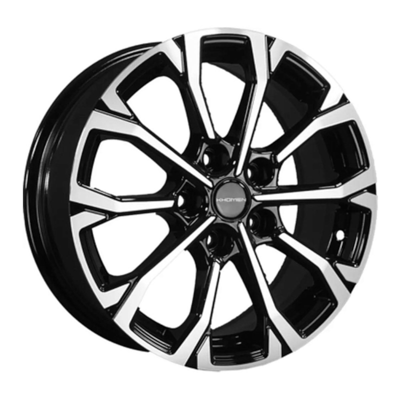 Диск колесный Khomen Wheels KHW1605 (Qashqai|Tiida) 6,5x16 5x114,3 Dia66.1 ET40 цвет Black