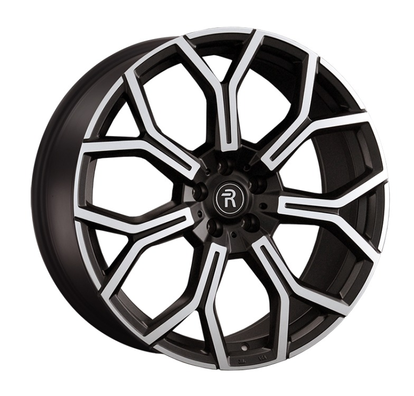 Диск колесный Replica Replay B238 9,5x21 5x112 Dia66.6 ET37 цвет MBF (черный, полировка)