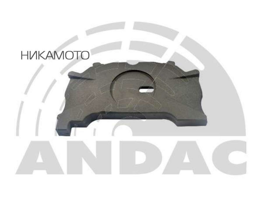 ANDAC 081030159 пластина пластина суппорта с желобом (левая) (Wabco PAN 17)