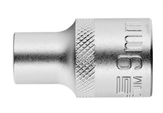 Головка торцевая, 9 мм, 12-гранная, crv, под квадрат 1/2", хромированная// stels