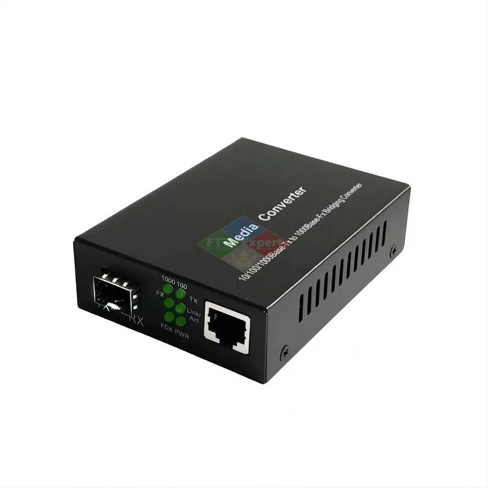 CAILI Оптоволоконный медиаконвертер SFP RJ45 10/100/1000M no sfp module