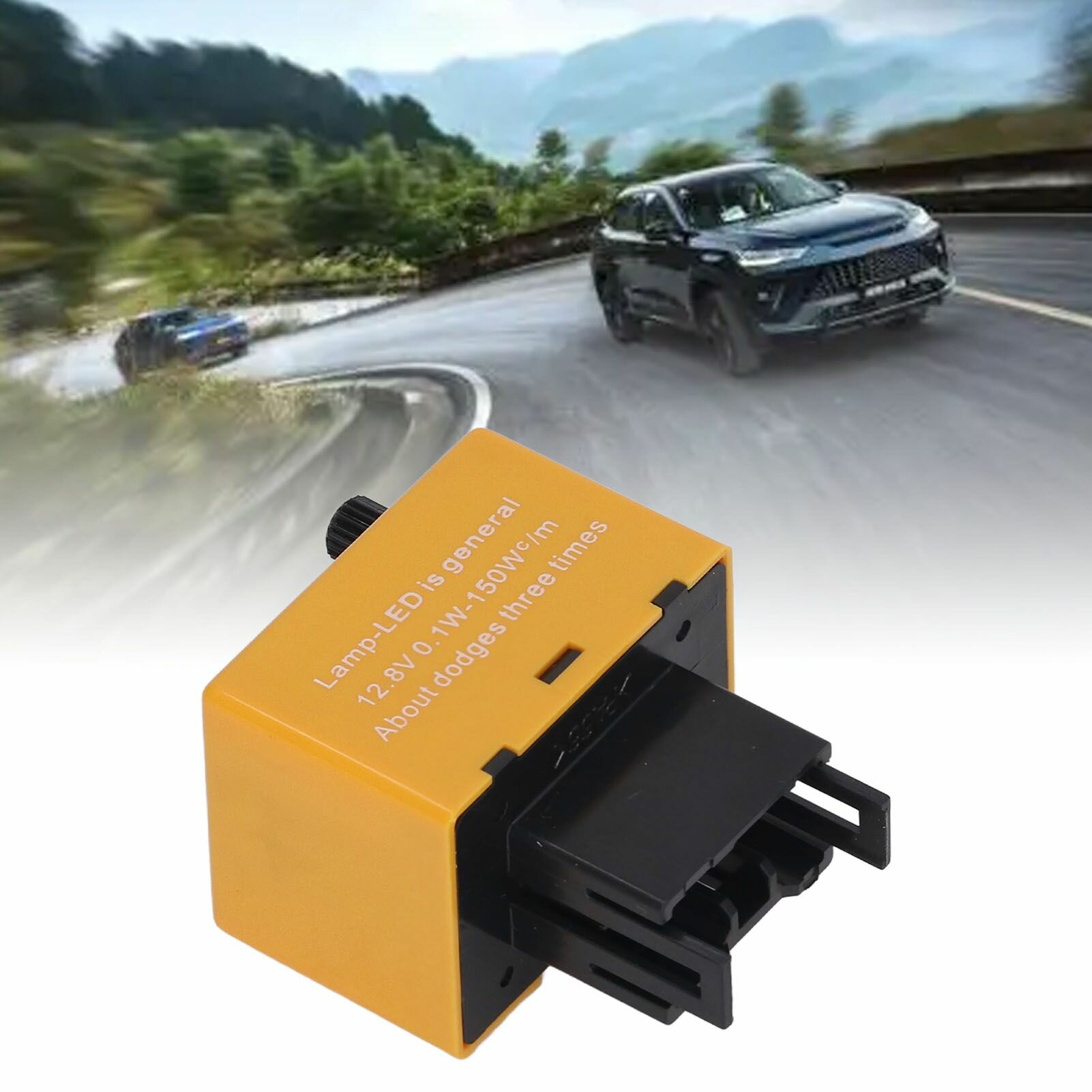 Электронное светодиодное реле мигалки 8-контактный модуль реле мигалки ABS с регулируемой частотой для автомобиля 12,8 В