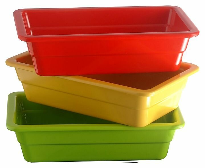 Гастроемкость Испания Pujadas GN 1/2-65 (325х265х65) меламин, желтая