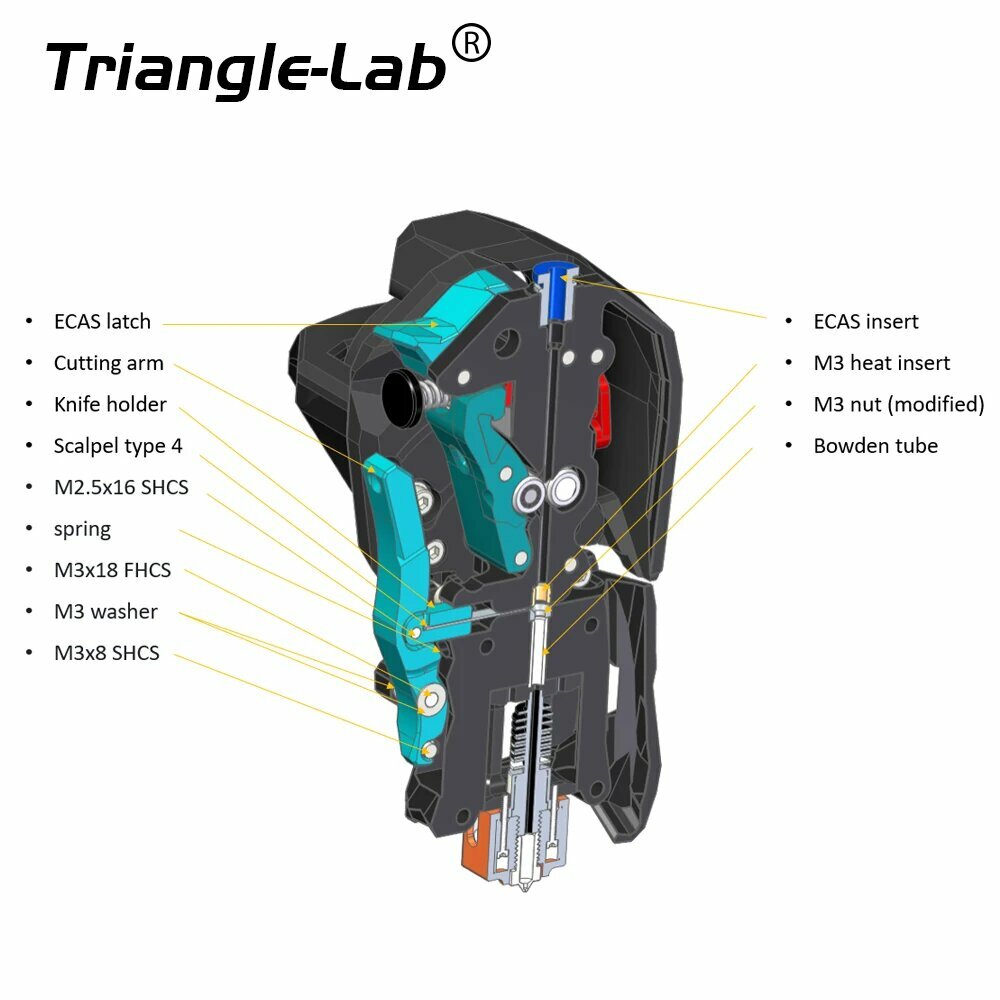 Trianglelab FilamATrix Stealthburner Toolhead для ArmoredTurtle BoxTurtle x1 Set — фото 1
