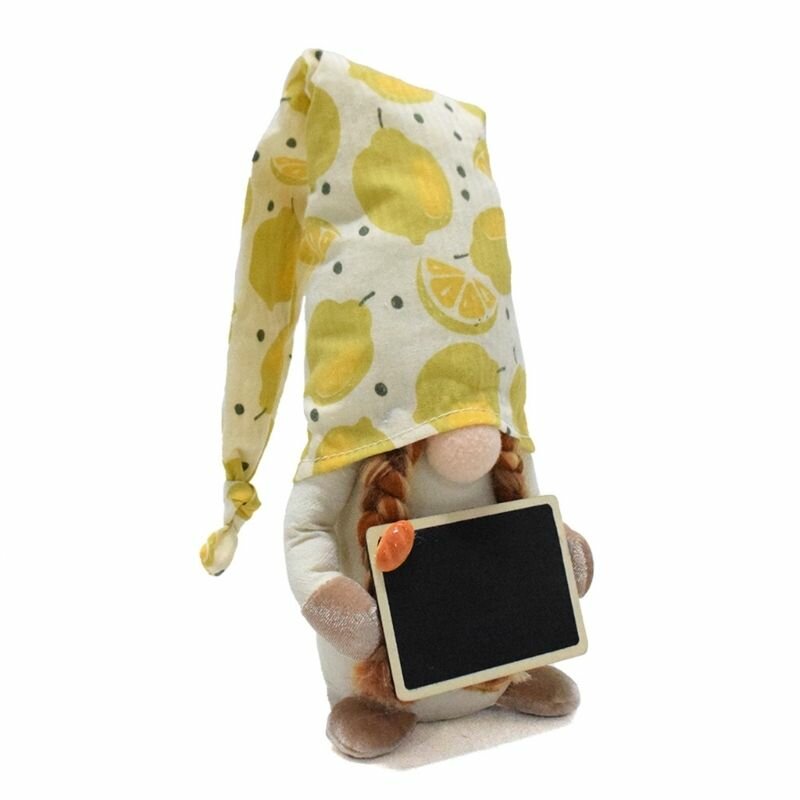 Зеленые гномы для украшения дома, Желтый