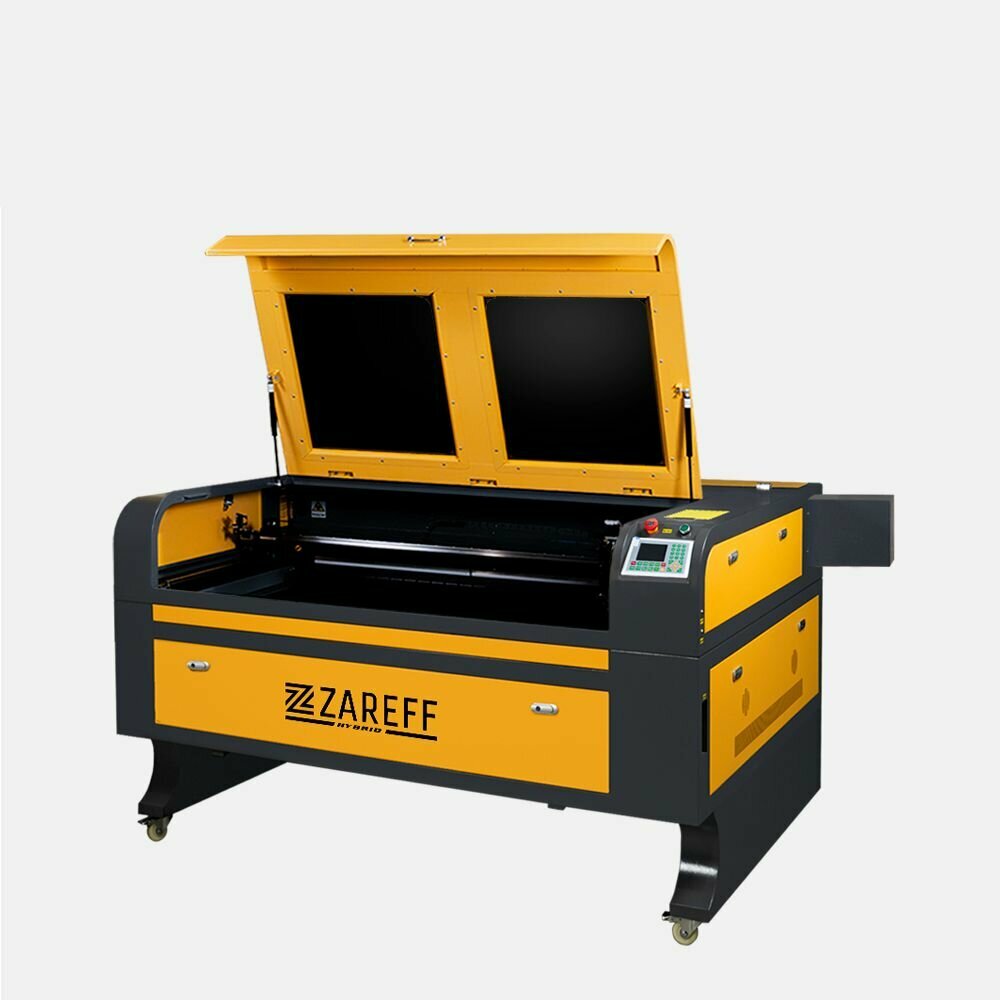 Лазерный станок с ЧПУ Zareff HYBRID CO2 Ruida 1300х1000 мм 150W