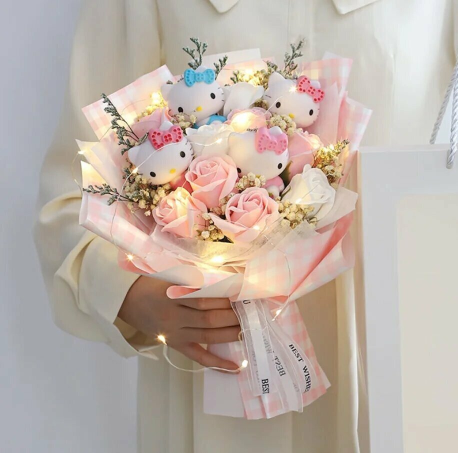 Букет мягких игрушек Hello Kitty Sanrio