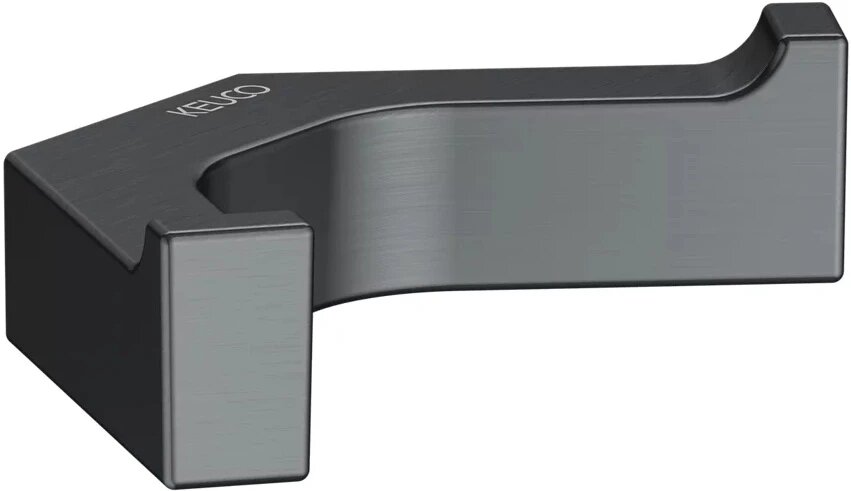 Крючок KEUCO Edition 11 11115130000 двойной, для ванны, черный хром матовый